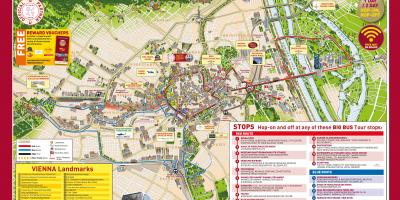 Vienne de la carte - Cartes de Vienne (Autriche)